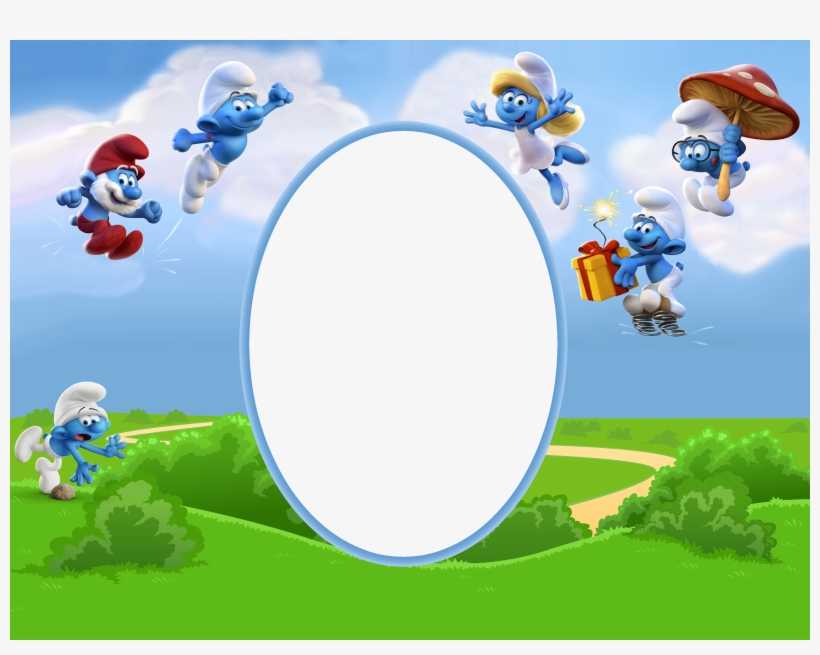 Smurfs Border PNG Image | Transparent PNG Free Download on SeekPNG