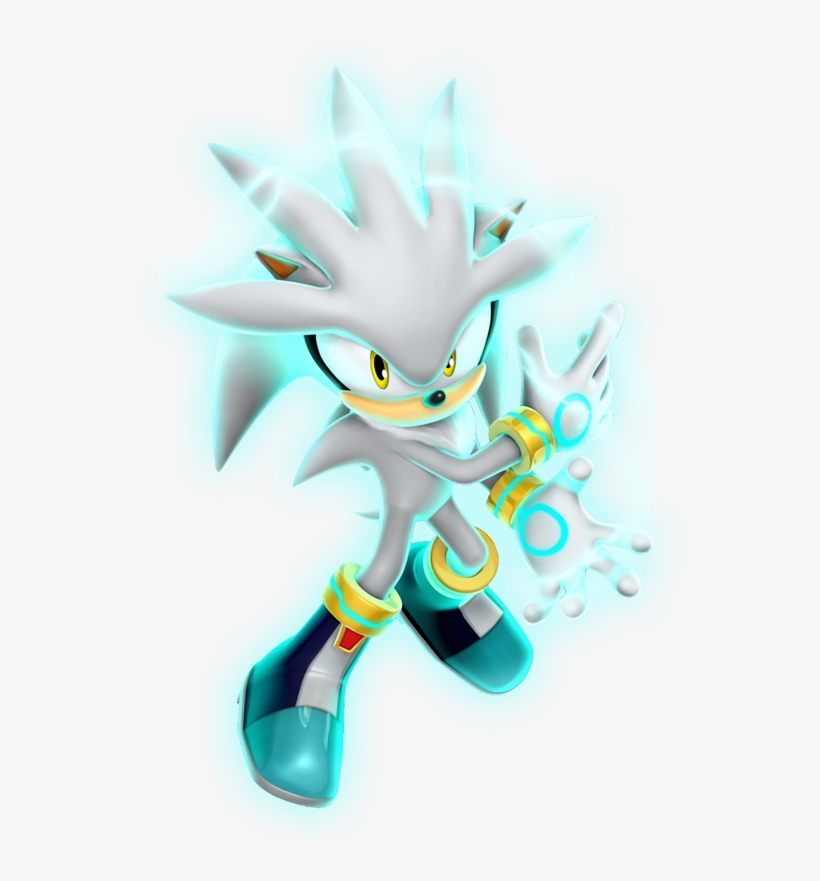No Caption Provided - Silver The Hedgehog Render PNG Image ...