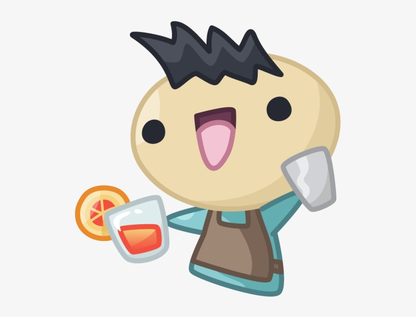 Bartender Yoshi - Cartoon PNG Image | Transparent PNG Free Download on ...