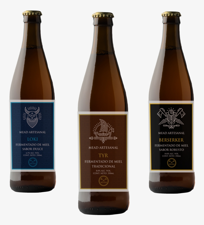 Hidromiel Brokkr Berserker Tyr Loki - Luna De Miel Mead PNG Image ...