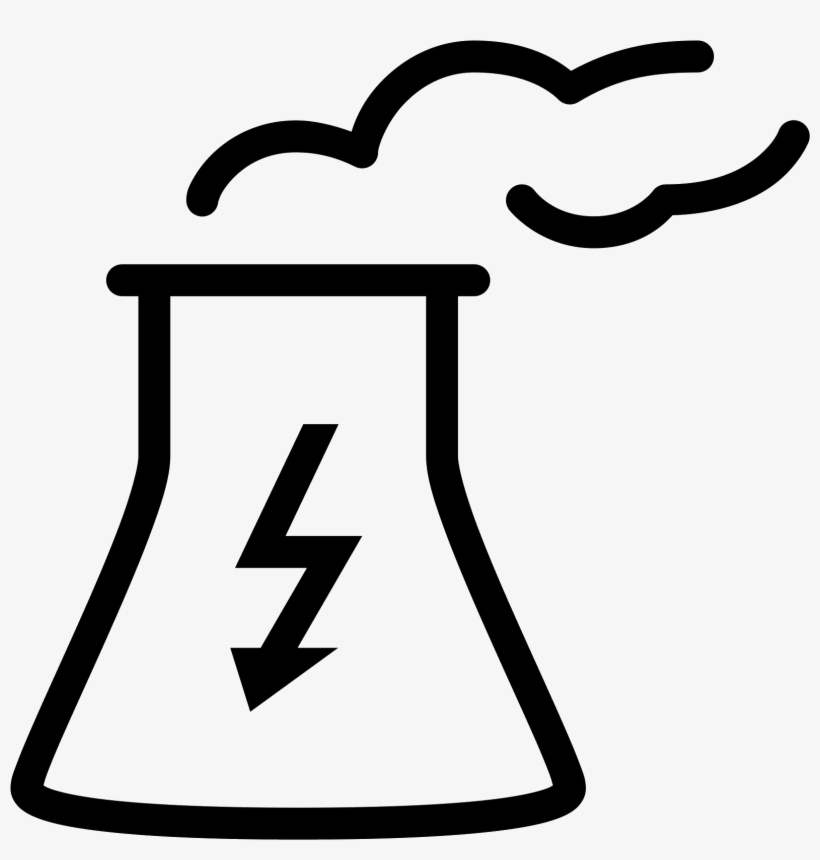 Power Plant Icon Png Vector Black And White Stock - Kraftwerk Icon PNG ...