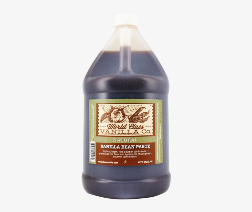 Vanilla Bean Paste Gallon - Fluid Ounce PNG Image | Transparent PNG ...