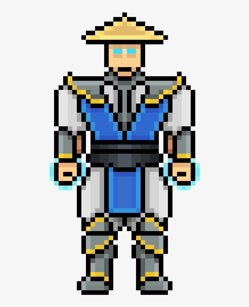 Download Raiden - Pixel Art Mortal Kombat | Transparent PNG Download ...