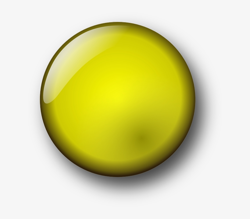 Icon, Round, Yellow, Button, Stone, Gem, Glossy - Yuvarlak Ikon PNG ...