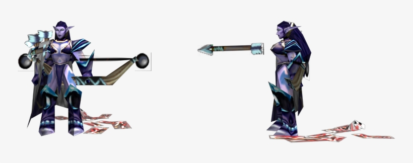 Download Zip Archive - Night Elf Archer Warcraft 3 PNG Image ...