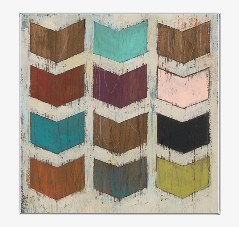 Chevron Matrix I - Art Print: Chevron Matrix I By June Vess : 19x13in ...