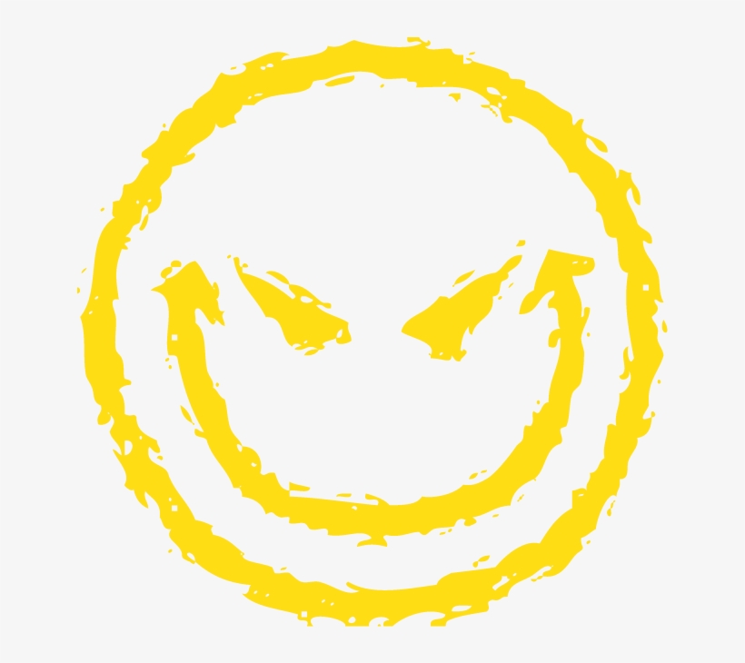 Evil Smiley Face - I-45 Round Ornament PNG Image | Transparent PNG Free ...