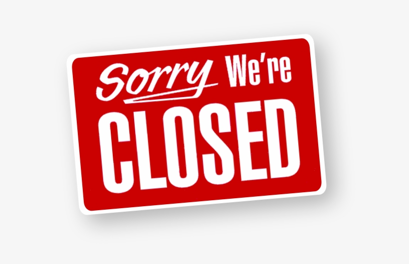 Course Closed - Business Closure PNG Image | Transparent PNG Free ...