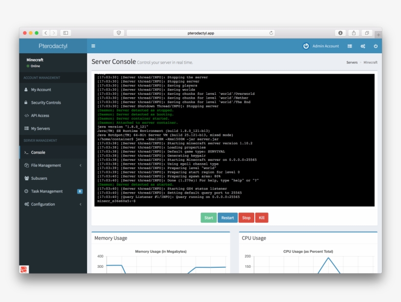 Download Io Based Web Console With Real-time Updates To Both ...