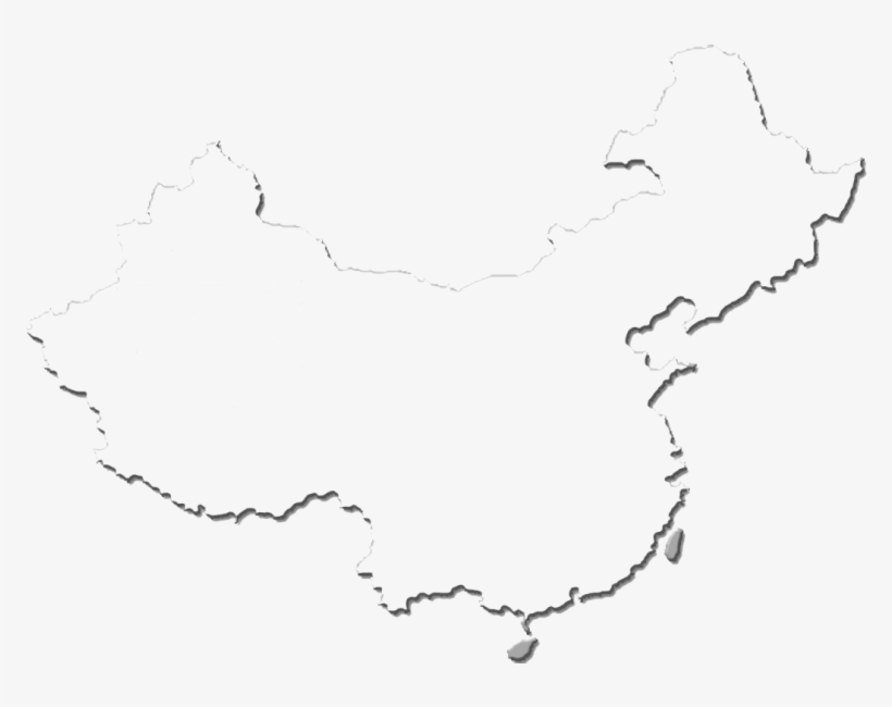 Download China Map Outline Png Jpg Free Library - Map | Transparent PNG ...