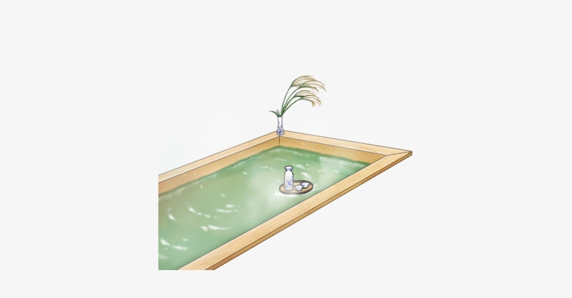 Hinoki Wood Hot Spring Bath - Hot Spring Png PNG Image | Transparent ...