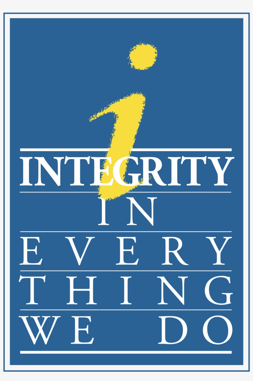 Integrity In Every Thing We Do Logo Png Transparent - Data Integrity ...