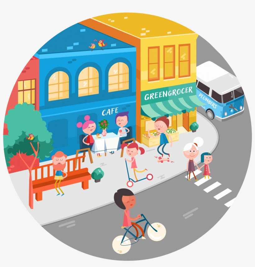 10 Healthy Street Indicators™ - Healthy Streets PNG Image | Transparent ...