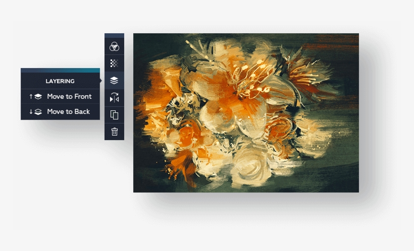 Transparency Layers Editor Preview - Art Print: Luadthong's Bouquet Flowers In Oil Painting PNG ...