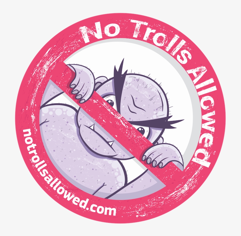 No Trolls Allowed - Circle PNG Image | Transparent PNG Free Download on ...