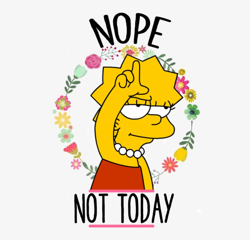 Lisa, Nope, And Simpsons Image - The Simpsons PNG Image | Transparent ...