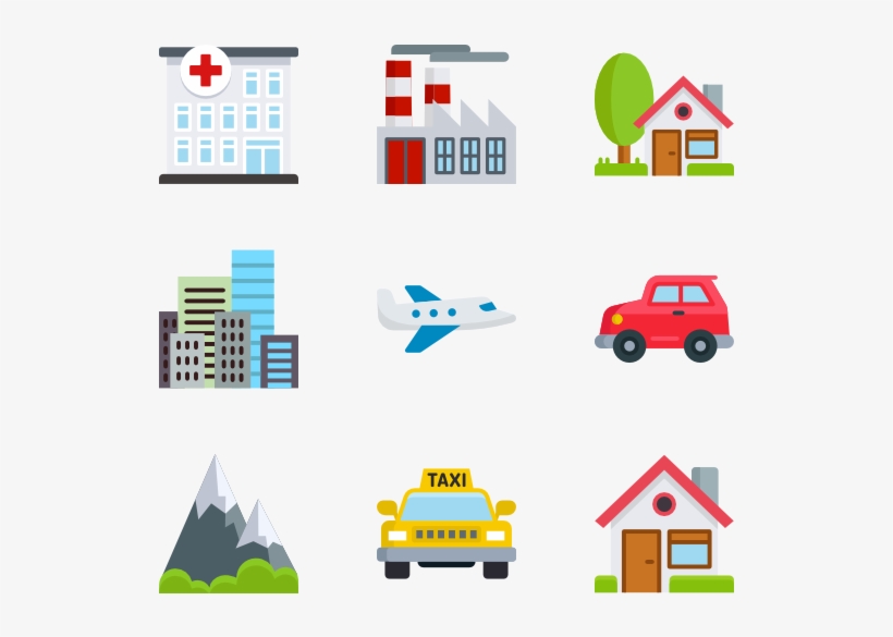 Travel & Places Emoticons - Place Icon Png PNG Image | Transparent PNG ...