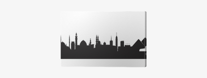 Skyline Silhouette Png Cairo Egypt Skyline Detailed - Egypt Silhouette ...