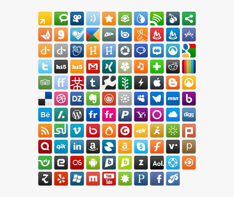Search - Social Network App Icons PNG Image | Transparent PNG Free ...