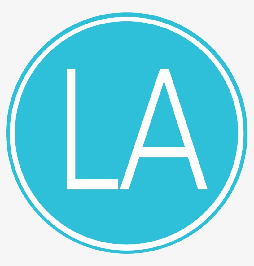 Cropped La Logo White Fill Web - Circle PNG Image | Transparent PNG ...