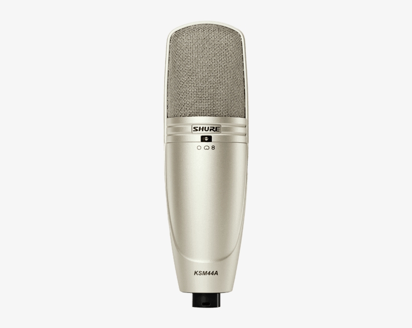Shure Ksm44a Multi-pattern Dual Diaphragm Microphone PNG Image ...
