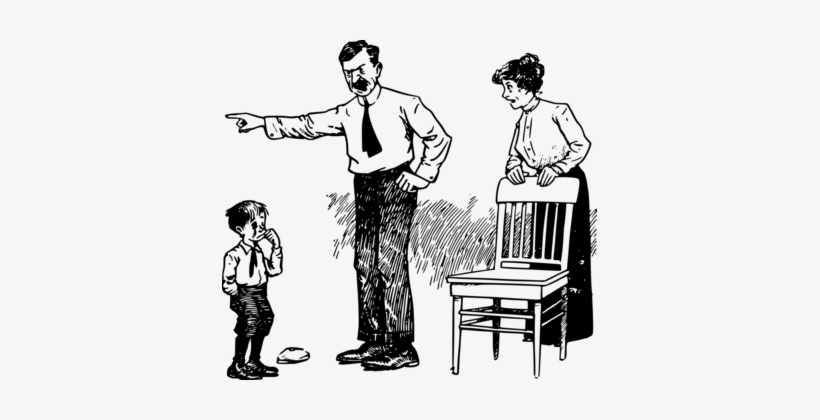 Mad Father Parent Anger Child - Angry Father Clipart PNG Image ...