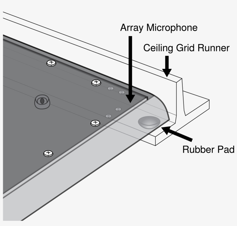 Before Installing The Microphone In The Ceiling, Attach - Natural ...