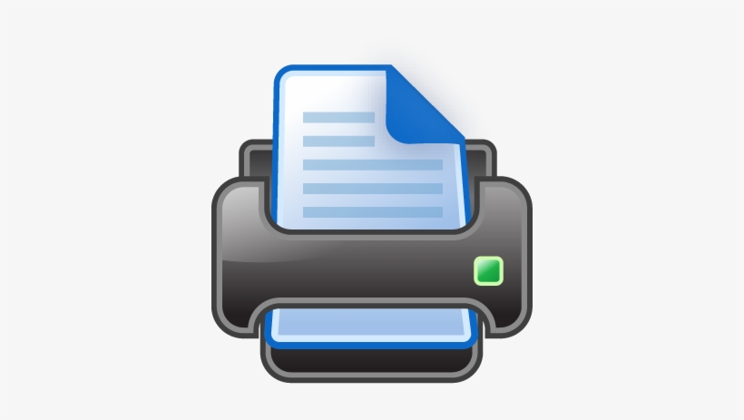 Icon Printer02 Black - Icon Print Data PNG Image | Transparent PNG Free ...