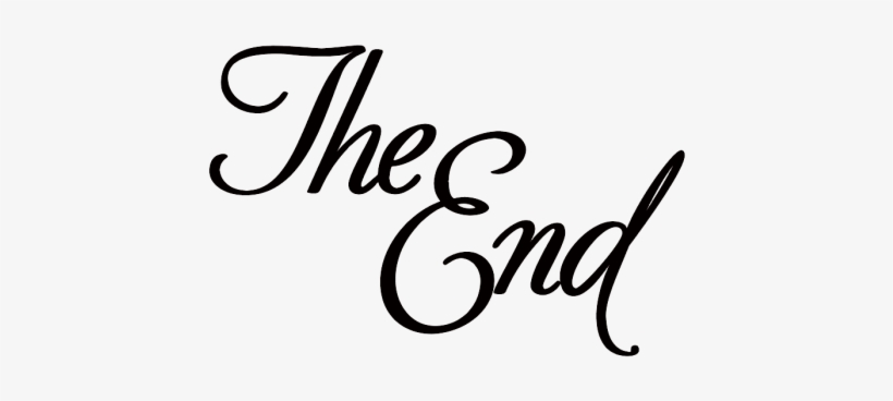 End Typography PNG Image | Transparent PNG Free Download on SeekPNG