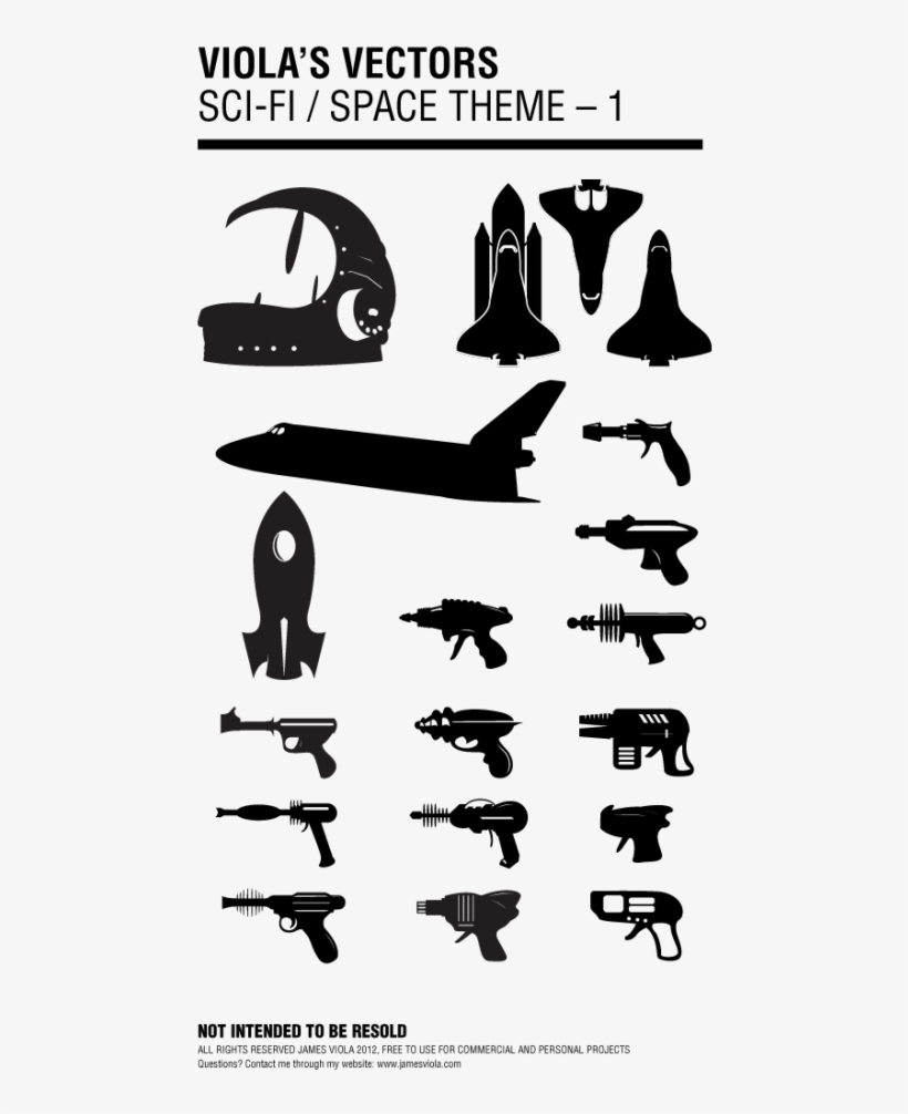 Gun Clipart Sci Fi - Free Vector Ray Gun PNG Image | Transparent PNG ...