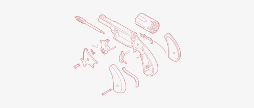 Pistol Gun Thumb Computer Icons Automotive Design - Revolver Exploded ...