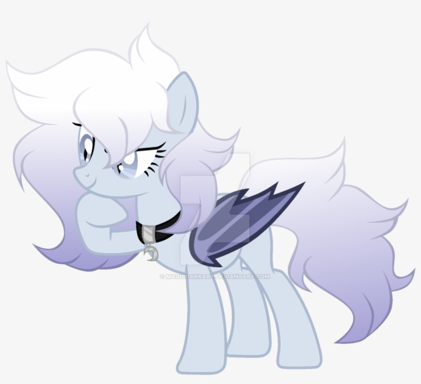 Magicdarkart, Bat Pony, Deviantart Watermark, Female, - Artist PNG ...