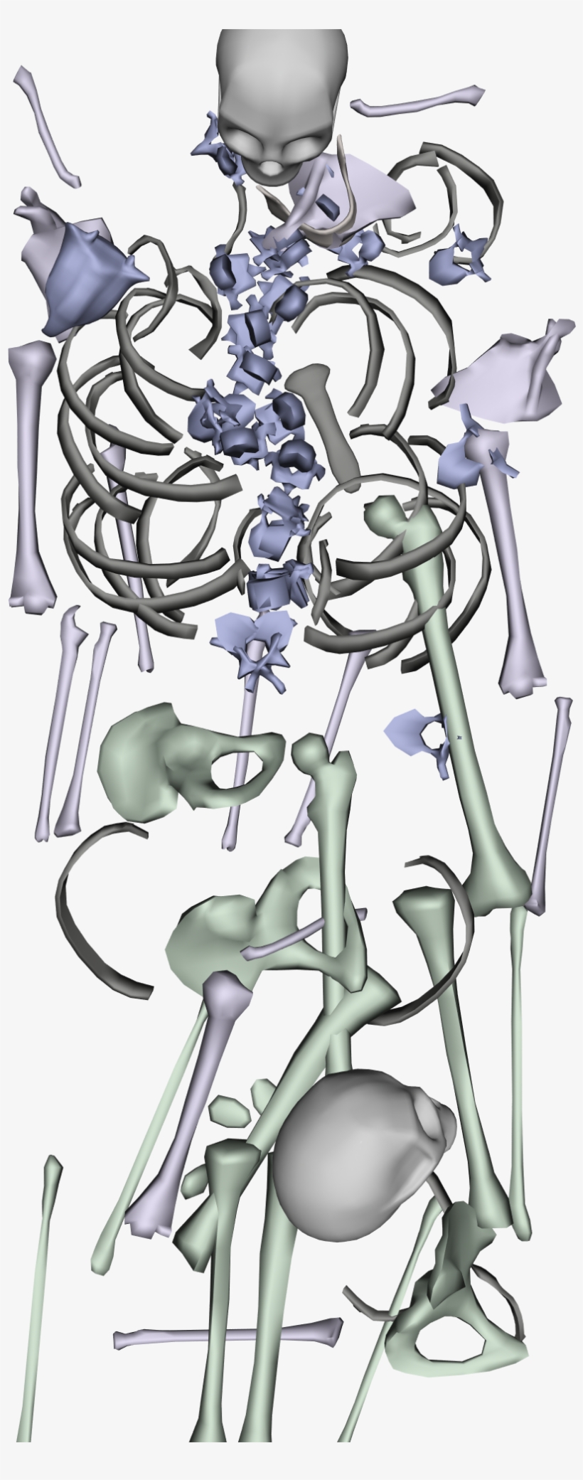 Bone Pile Top Down View Rpg, Bones, Pretend Play - Illustration PNG ...