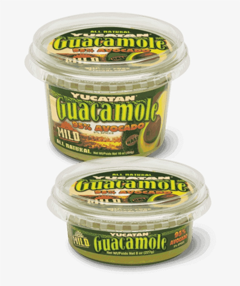 Yucatan Guacamole, Mild - 16 Oz Tub PNG Image | Transparent PNG Free ...
