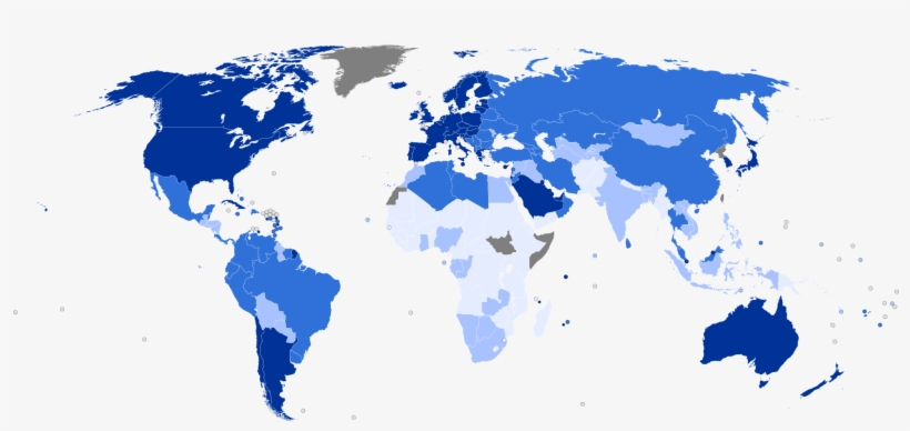 World Map Designs Png Download - Human Development Index Map PNG Image ...