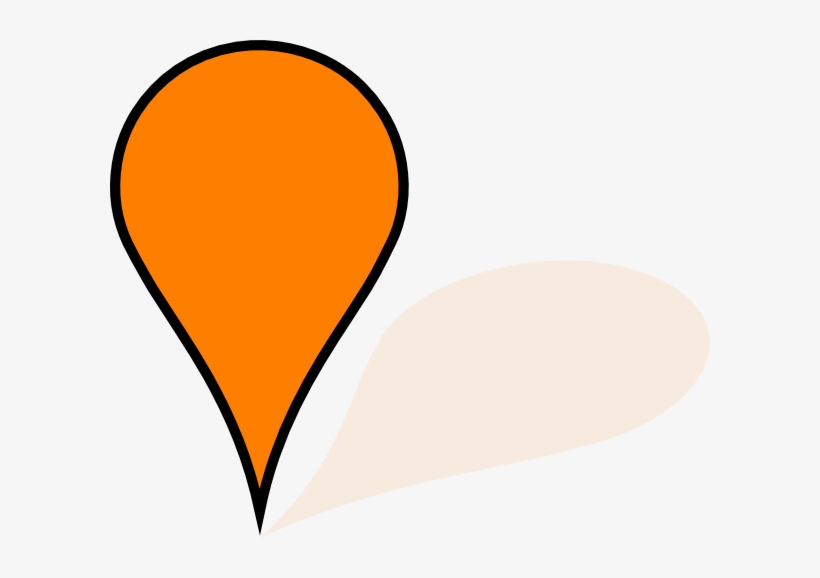 Download Pointer Clipart Google Map - Google Maps Orange Marker ...
