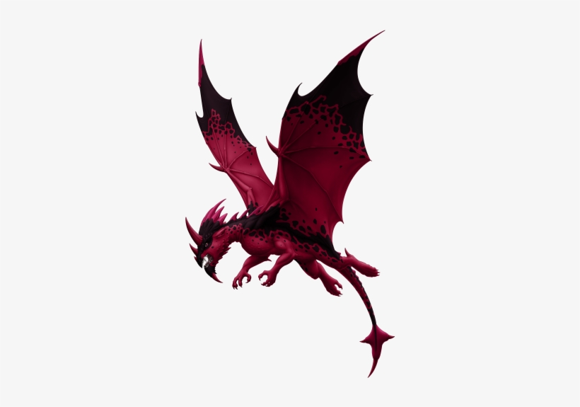 S3 Gargoyle Dragon - Maroon Dragon PNG Image | Transparent PNG Free ...