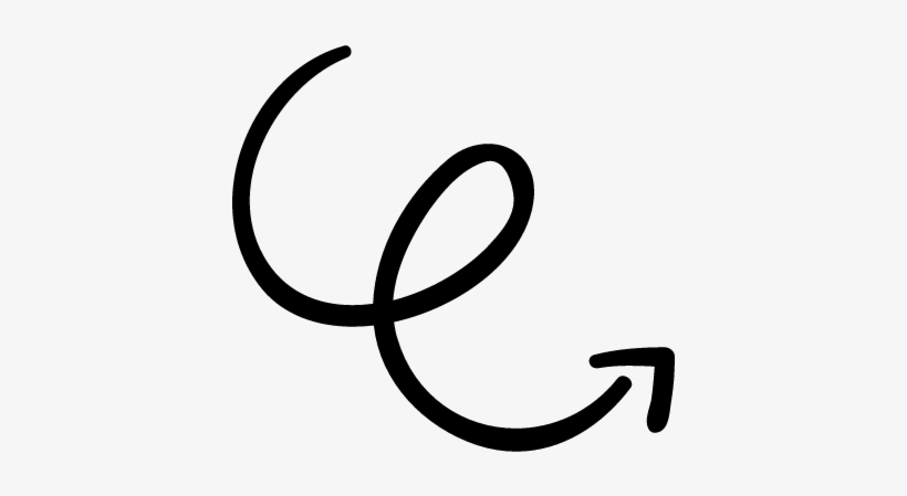 Swirl Arrow Png Clipart