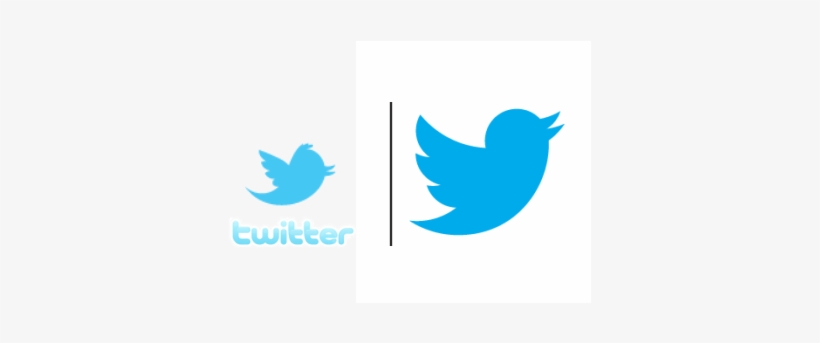 Download Antes Y Después Del Logotipo De Twitter - Fa Twitter Black ...