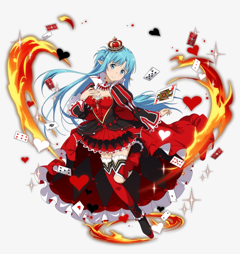[the Queen Of Hearts] Asuna - Sao Memory Defrag Asuna PNG Image ...