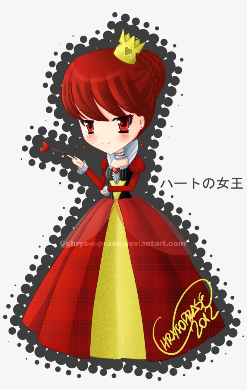 Chibi Alice In Wonderland Series - Chibi Queen Of Hearts PNG Image ...