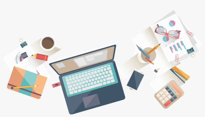 Computer Top View Png