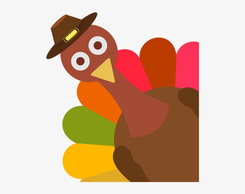 Peeking Turkey - Kevin 06109 Greeting Cards PNG Image | Transparent PNG ...
