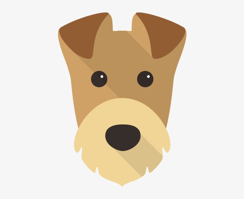 Welsh Terrier Icon 'peeking' Canvas Bag - Airedale Terrier PNG Image ...