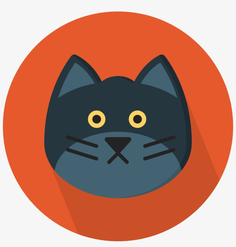 Open - Cat Flat Icon Png PNG Image | Transparent PNG Free Download on ...