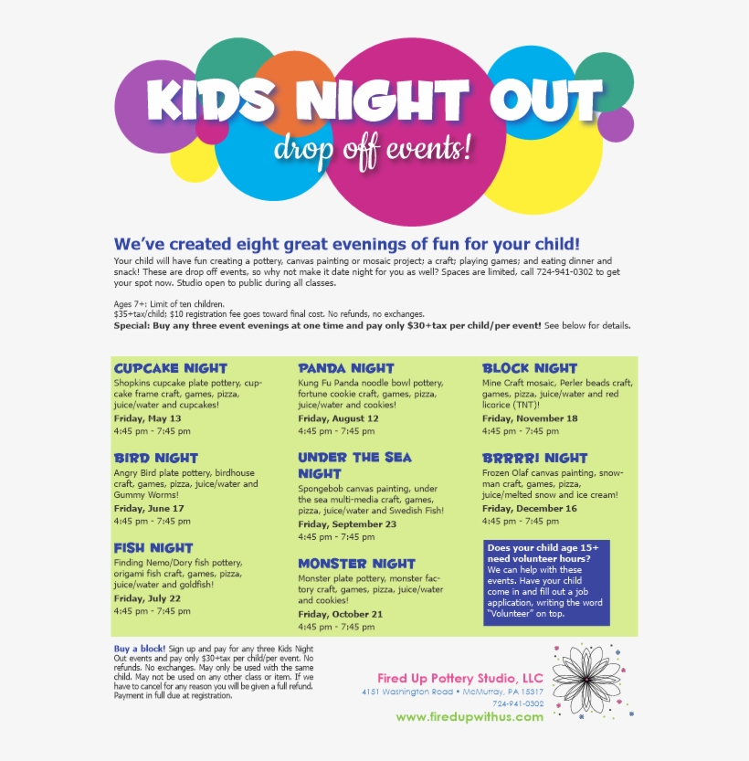 Kids Night Out - Circle PNG Image | Transparent PNG Free Download on ...