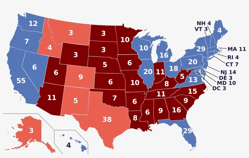 Pearl Electoral College 2016 Trump True 1 - Electoral College 2016 Png ...