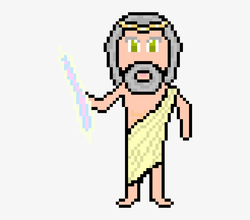 Zeus - Pixel Art PNG Image | Transparent PNG Free Download on SeekPNG