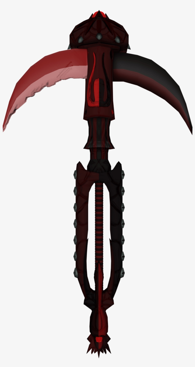 A Transforming 3d Weapon Model Of An Assassin's Scepter - Melee Weapon ...