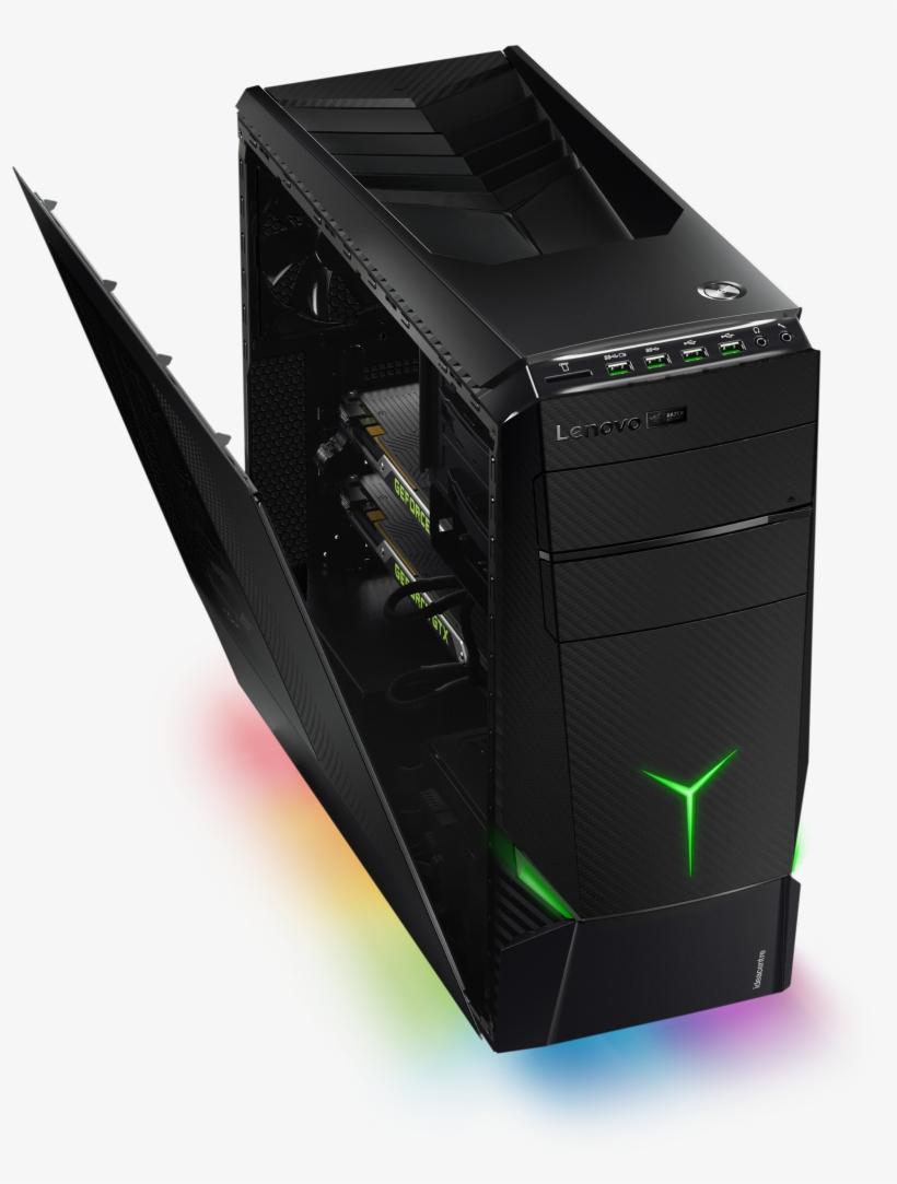 Lenovo Y Series Razer Edition - Lenovo 90dd00c9us Desktop Computer PNG ...